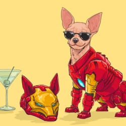 16 clever dogs of the Marvel Universe