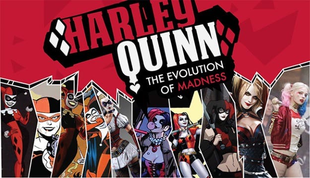 The evolution of Harley Quinn [infographic]