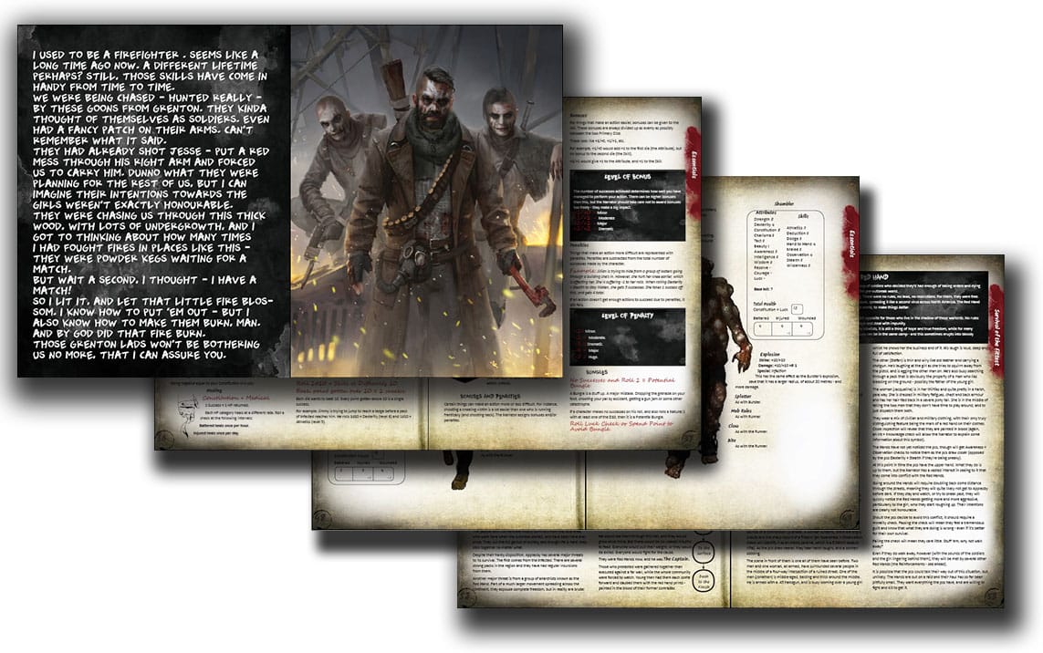 Rebuild or loot? Infected Zombie RPG