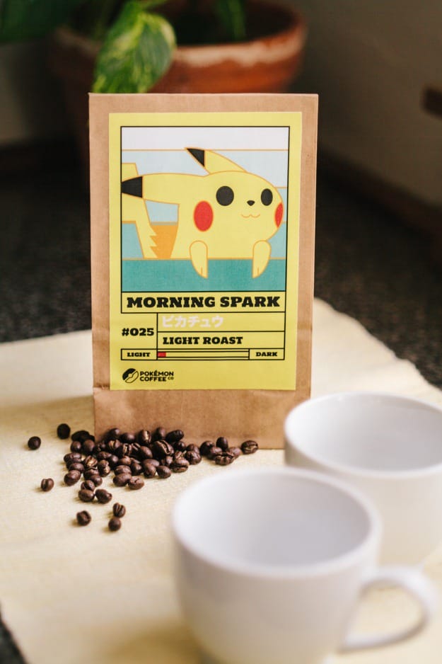 Pokemon coffee labels