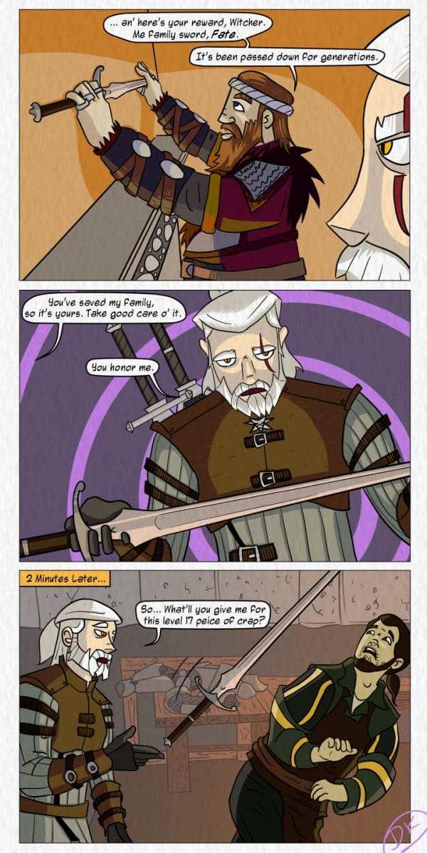 RPG Humour... so you had a rare sword