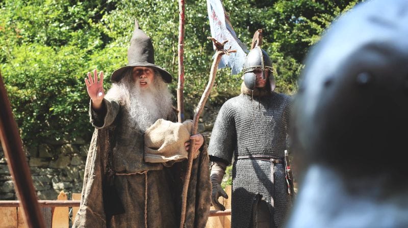 Pictures from the giant Lord of the Rings LARP at Bitva o Fort