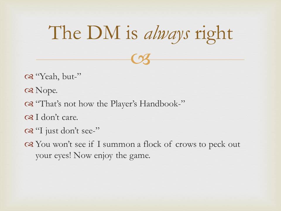 Learning to RPG: The D&D PowerPoint