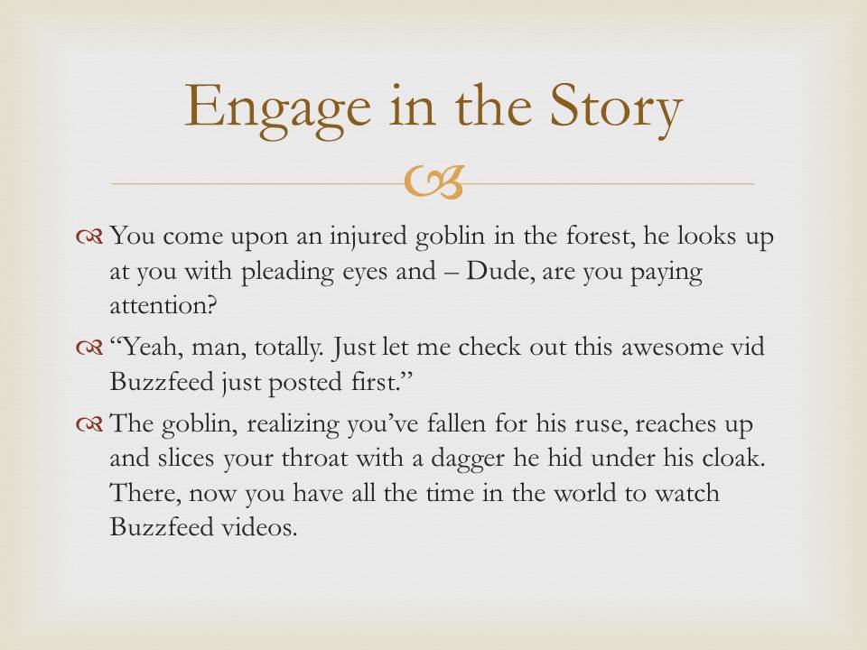 Learning to RPG: The D&D PowerPoint