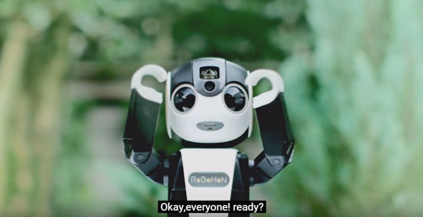 Sharp's new phone is a little robot