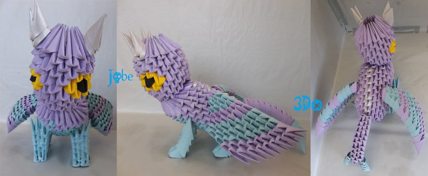Geek culture 3D origami art