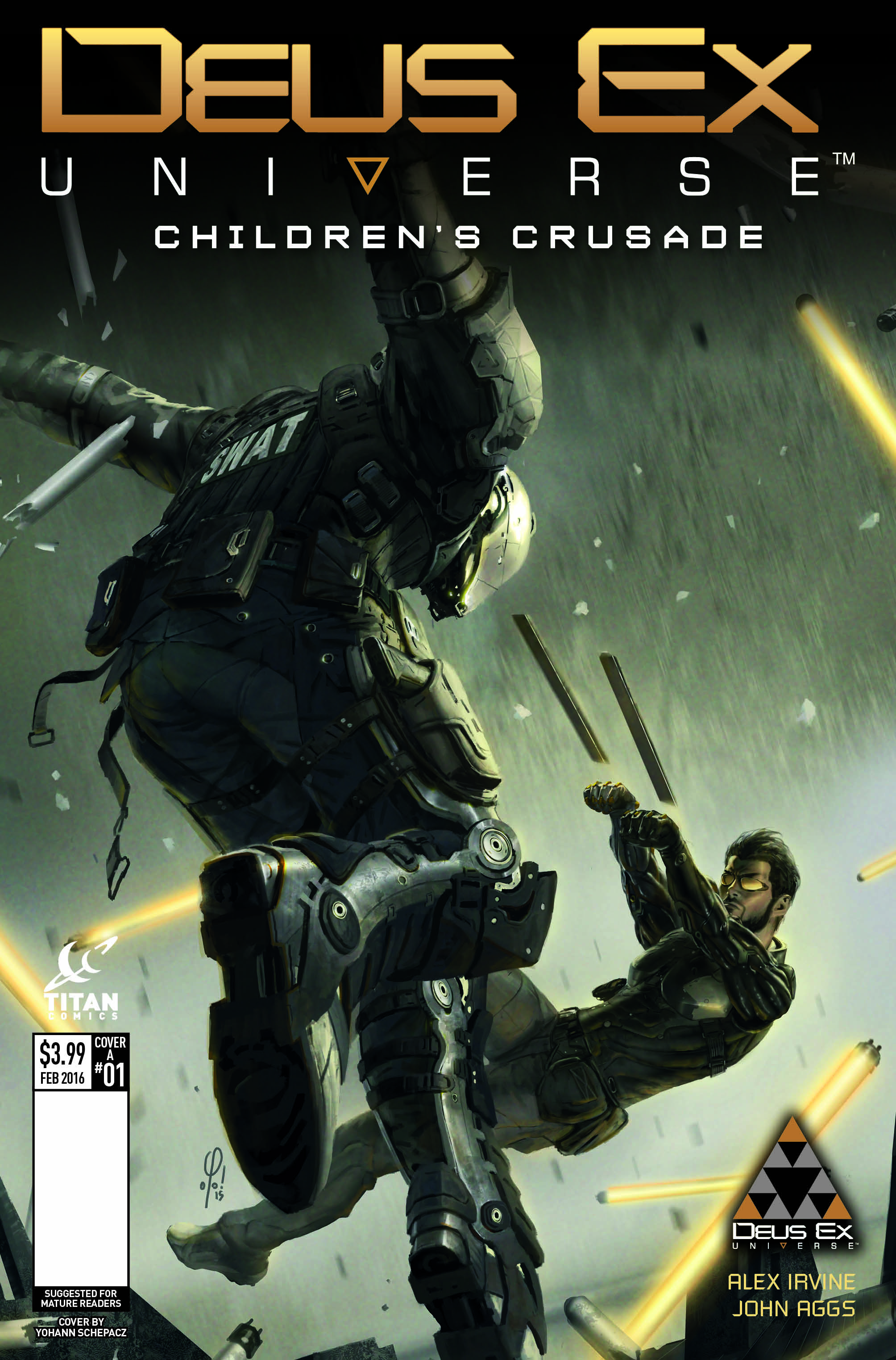 Callout cover: Deus Ex #1 variants