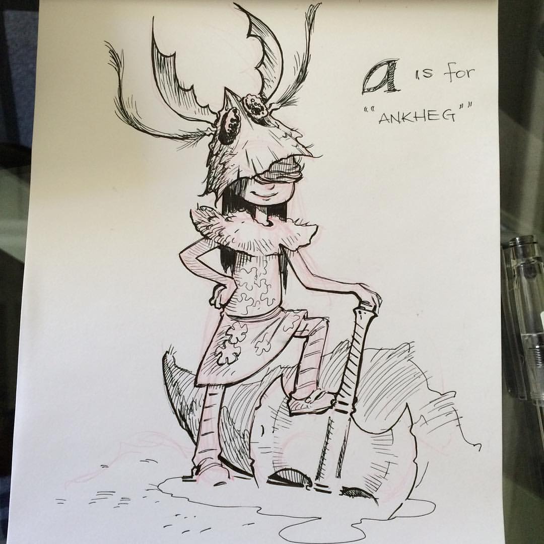 The illustrated Dungeons & Dragons alphabet