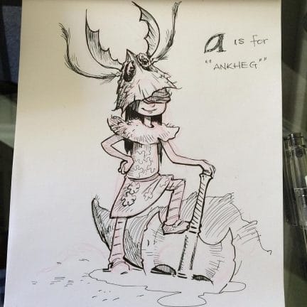 The illustrated Dungeons & Dragons alphabet