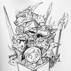 The illustrated Dungeons & Dragons alphabet