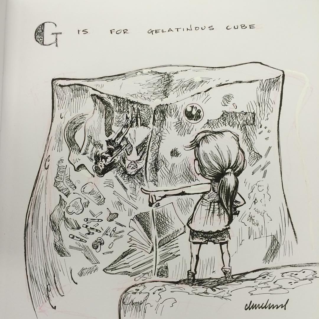 The illustrated Dungeons & Dragons alphabet