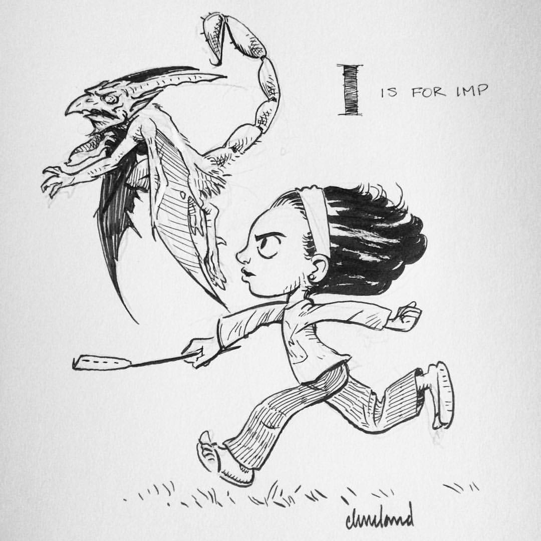 The illustrated Dungeons & Dragons alphabet