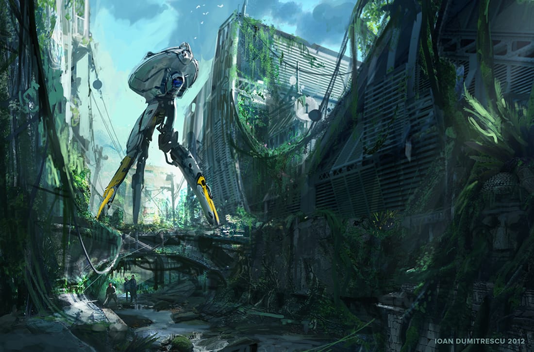 Sci-fi concept art that rocks: 10 juxtapositions of tech and nature