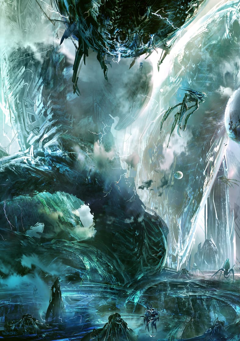 Sci-fi concept art that rocks: 10 juxtapositions of tech and nature