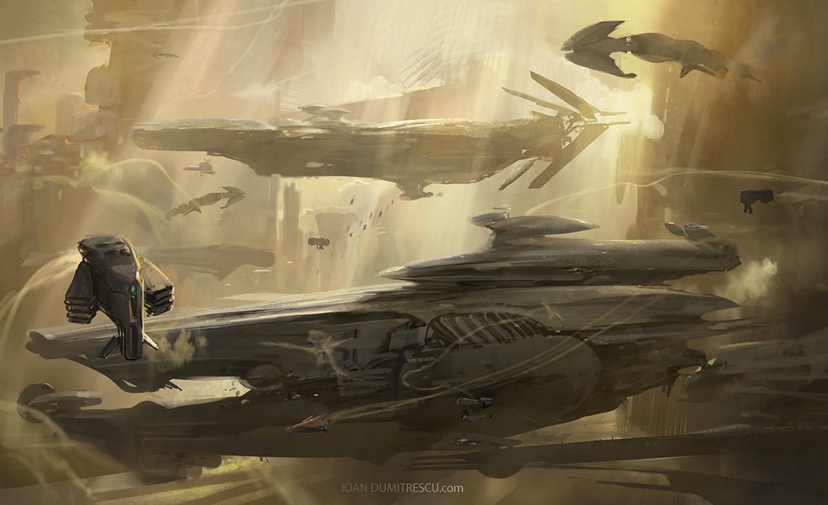 Sci-fi concept art that rocks: 10 juxtapositions of tech and nature