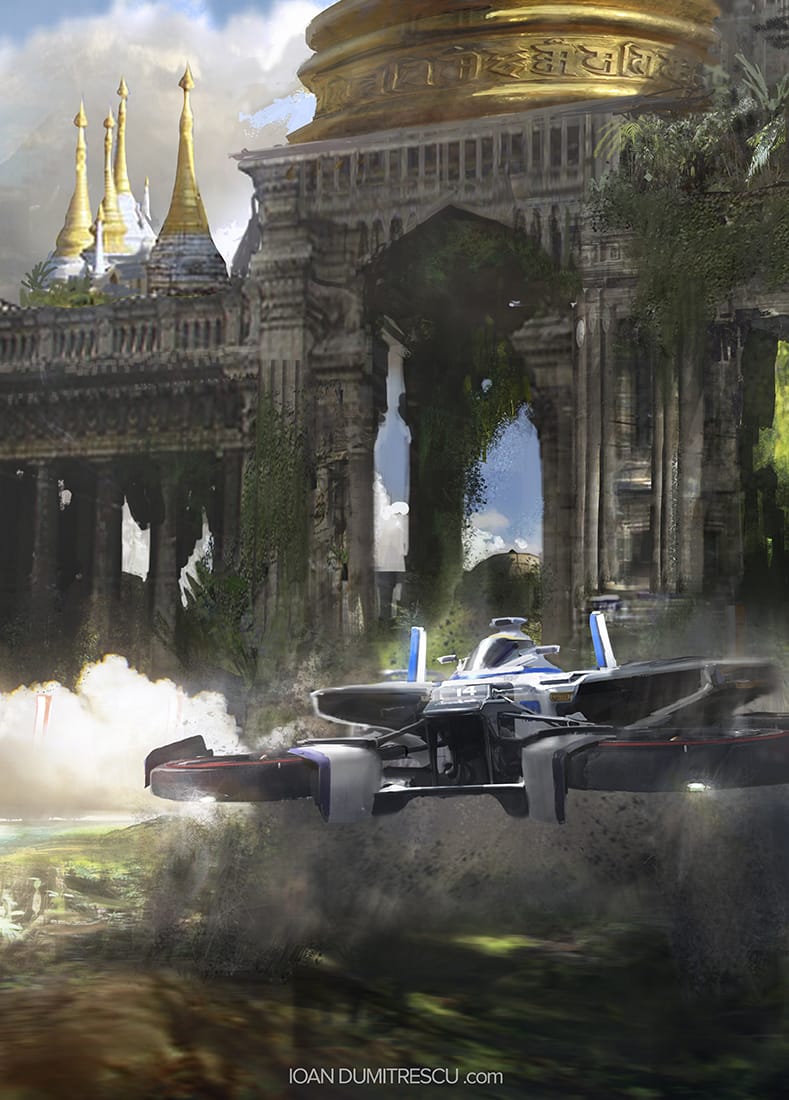 Sci-fi concept art that rocks: 10 juxtapositions of tech and nature