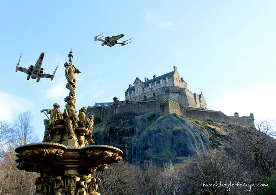 Star Wars: The Empire invades Scotland's capital city