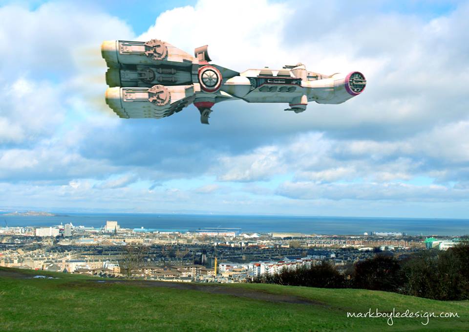 Star Wars: The Empire invades Scotland's capital city