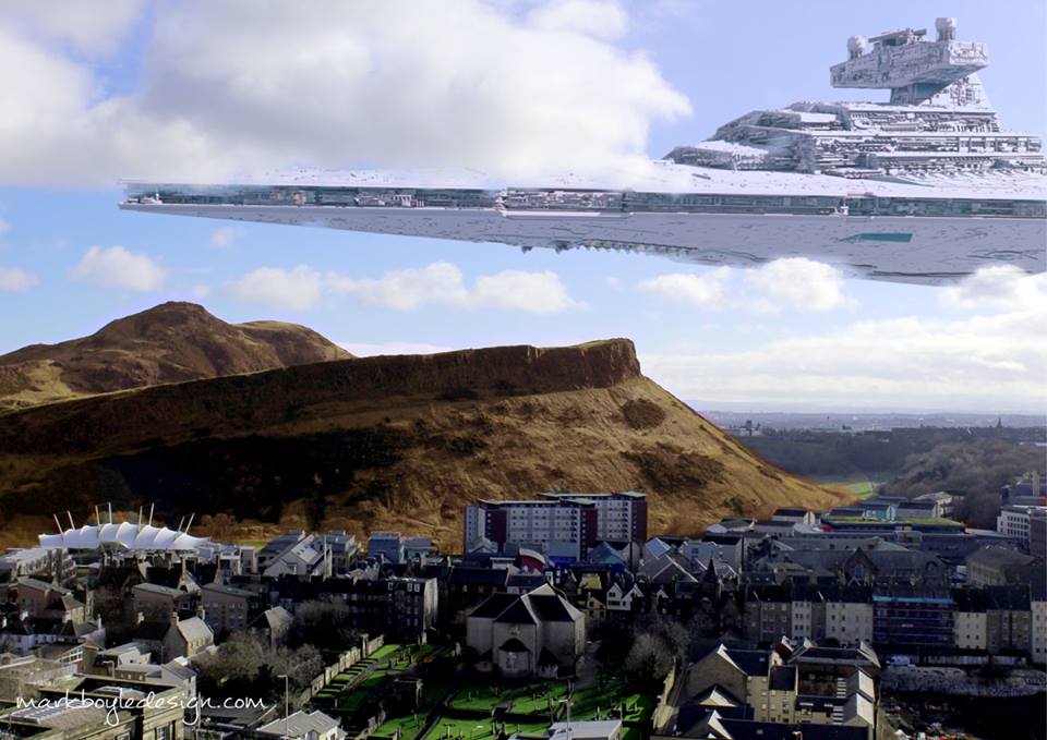 Star Wars: The Empire invades Scotland's capital city
