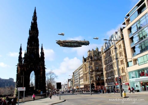 Star Wars: The Empire invades Scotland's capital city