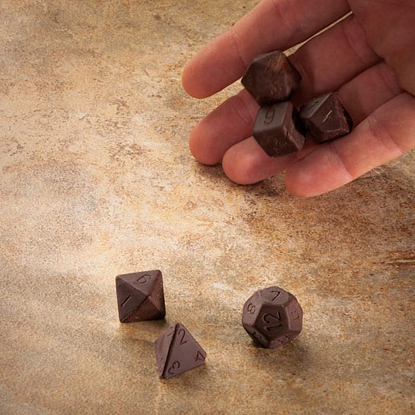 Chocolate dice as the perfect gamer gift?