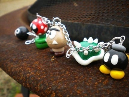 Super Mario charm bracelet