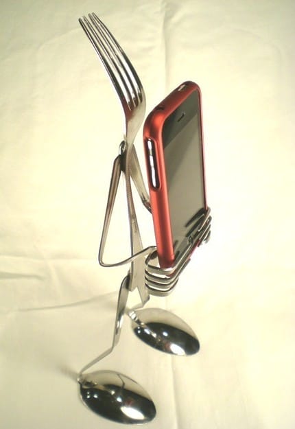 Fork phone - cutlery for your iPhone
