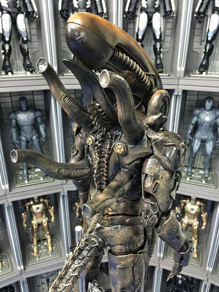 Behold this incredible Iron Man Xenomorph