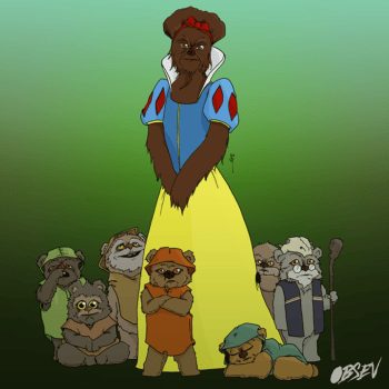 That time Disney Princesses became wookies