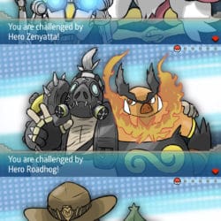 Overwatch characters and their Pokemon battles