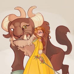 Kick-ass Disney princesses with weapons