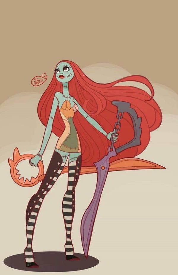 Kick-ass Disney princesses with weapons