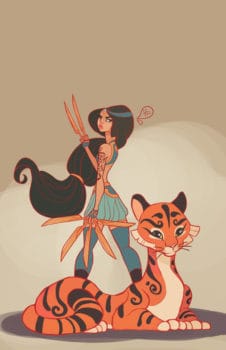 Kick-ass Disney princesses with weapons