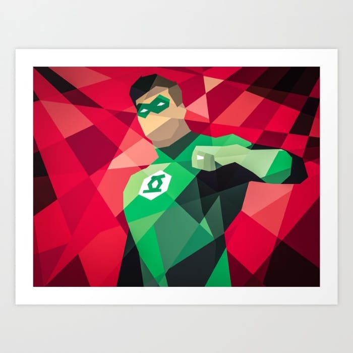 Superhero Week: Geometric superhero prints