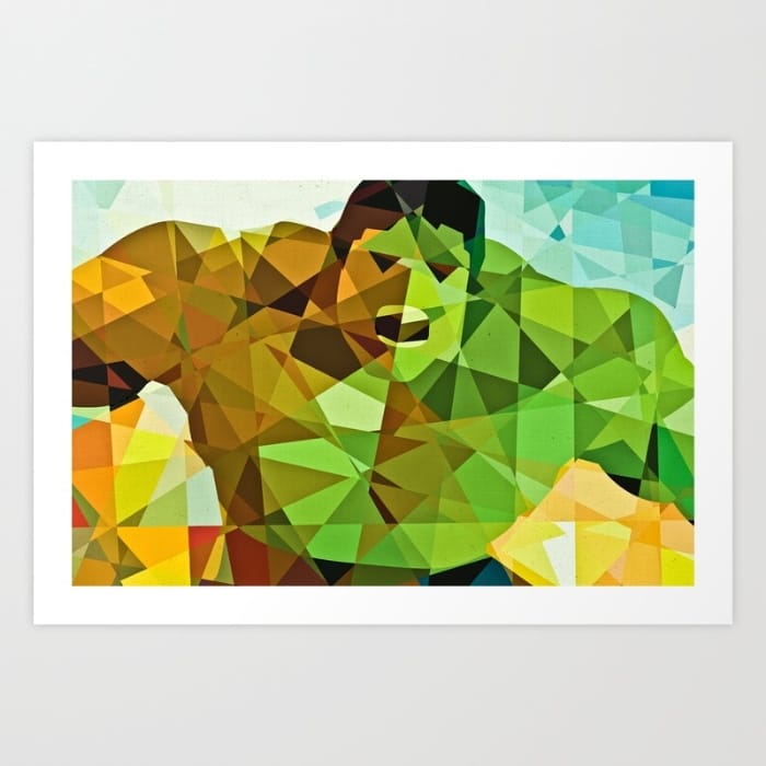 Superhero Week: Geometric superhero prints