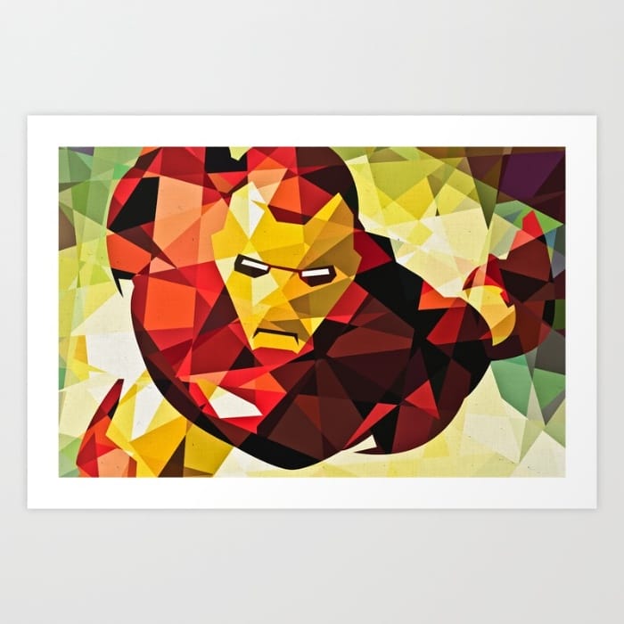 Superhero Week: Geometric superhero prints