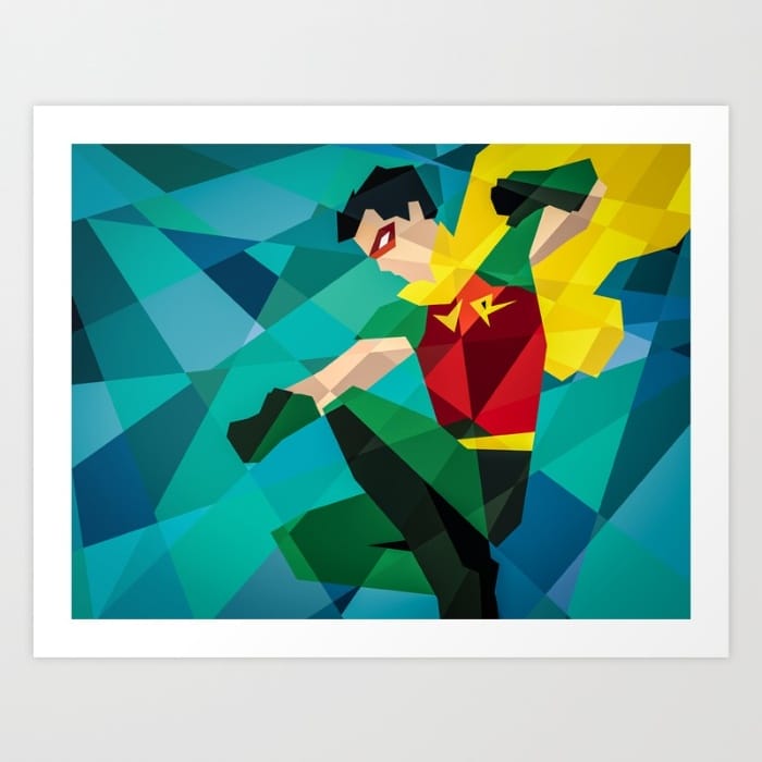 Superhero Week: Geometric superhero prints