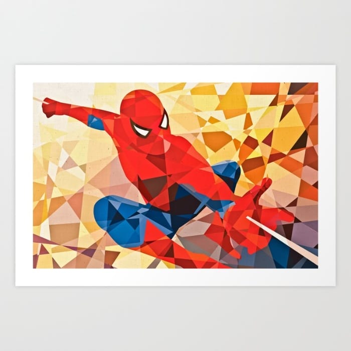 Superhero Week: Geometric superhero prints