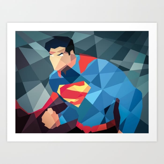 Superhero Week: Geometric superhero prints