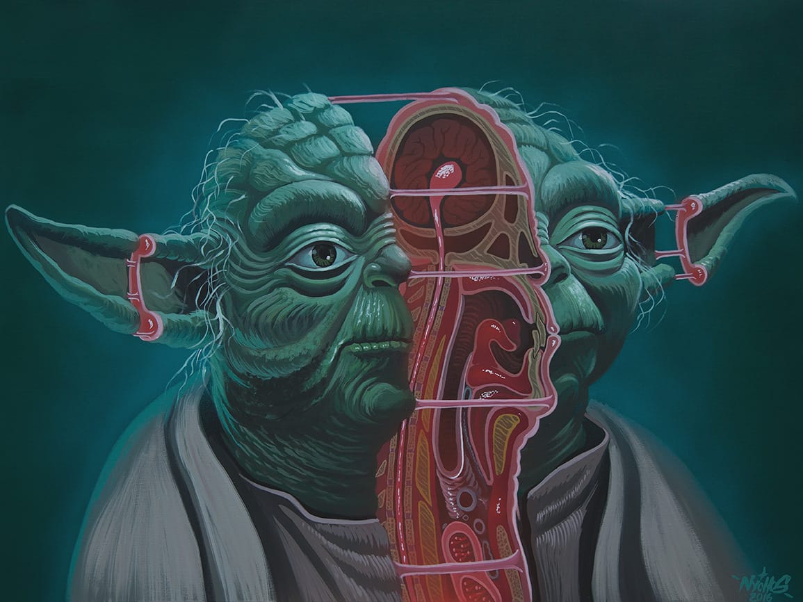 Superhero Week: Weird superhero dissection art