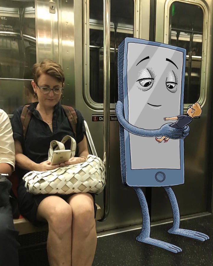There are monsters in the subway