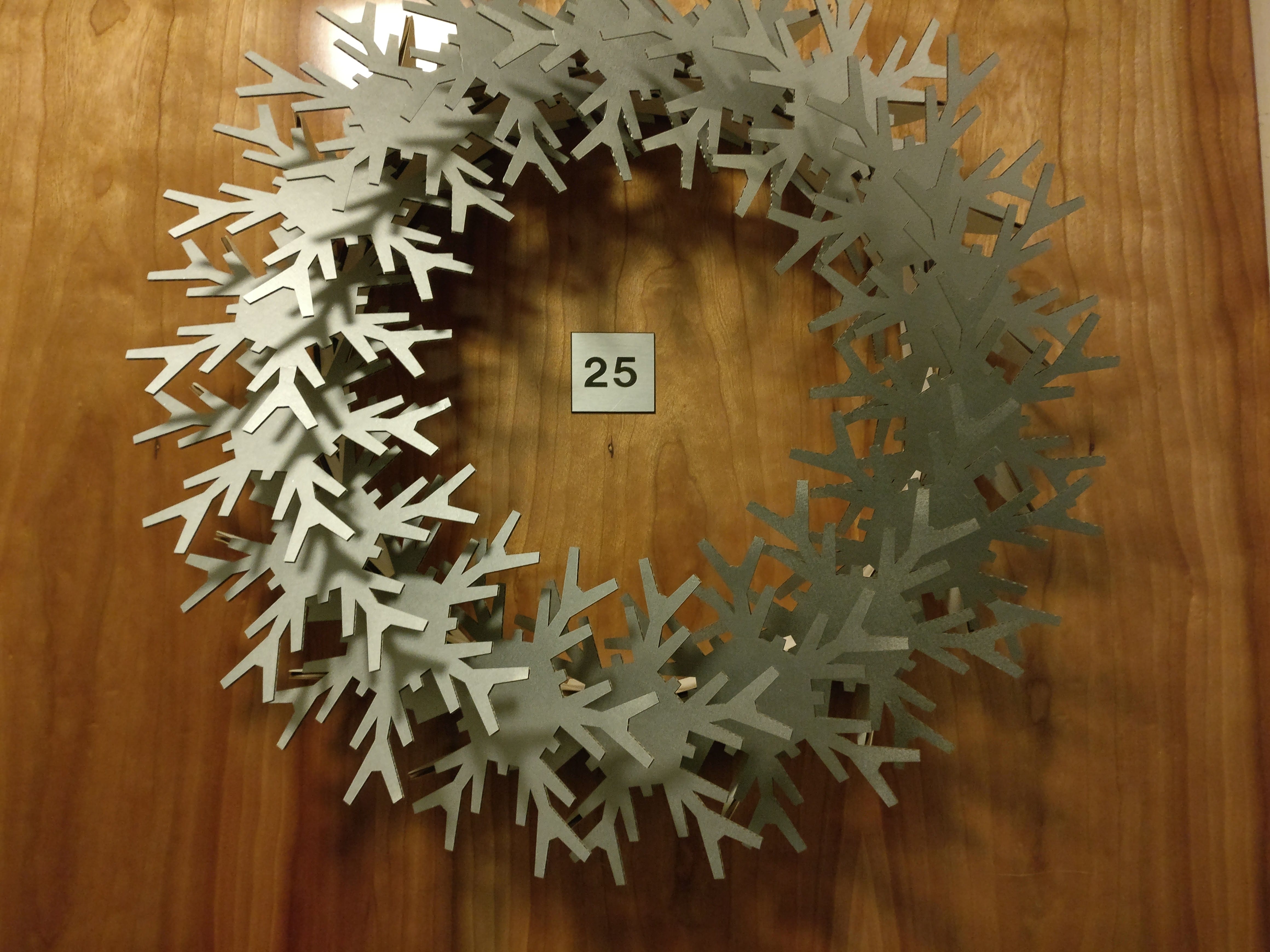 Christmas decorations supported by Sugru