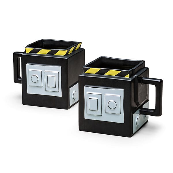 Geeky Father's Day gift in the form of Ghostbuster trap mugs