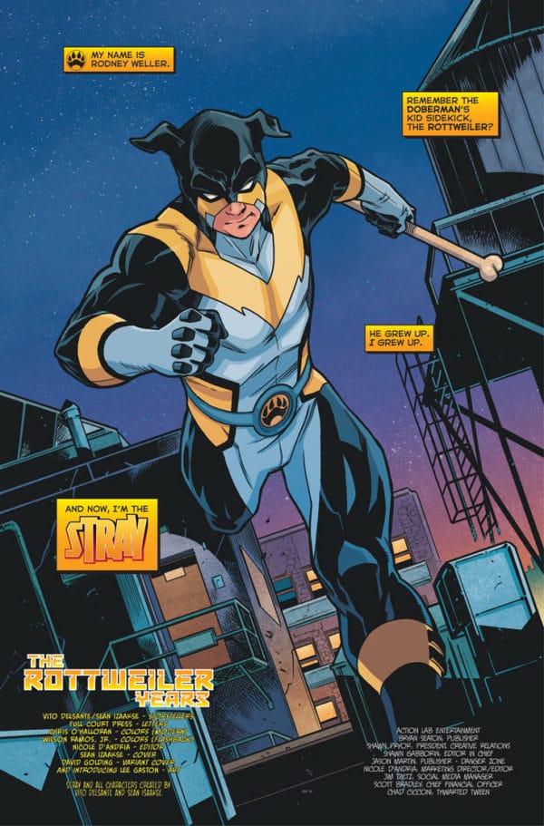 Superhero Week: Actionverse #1 featuring Stray preview