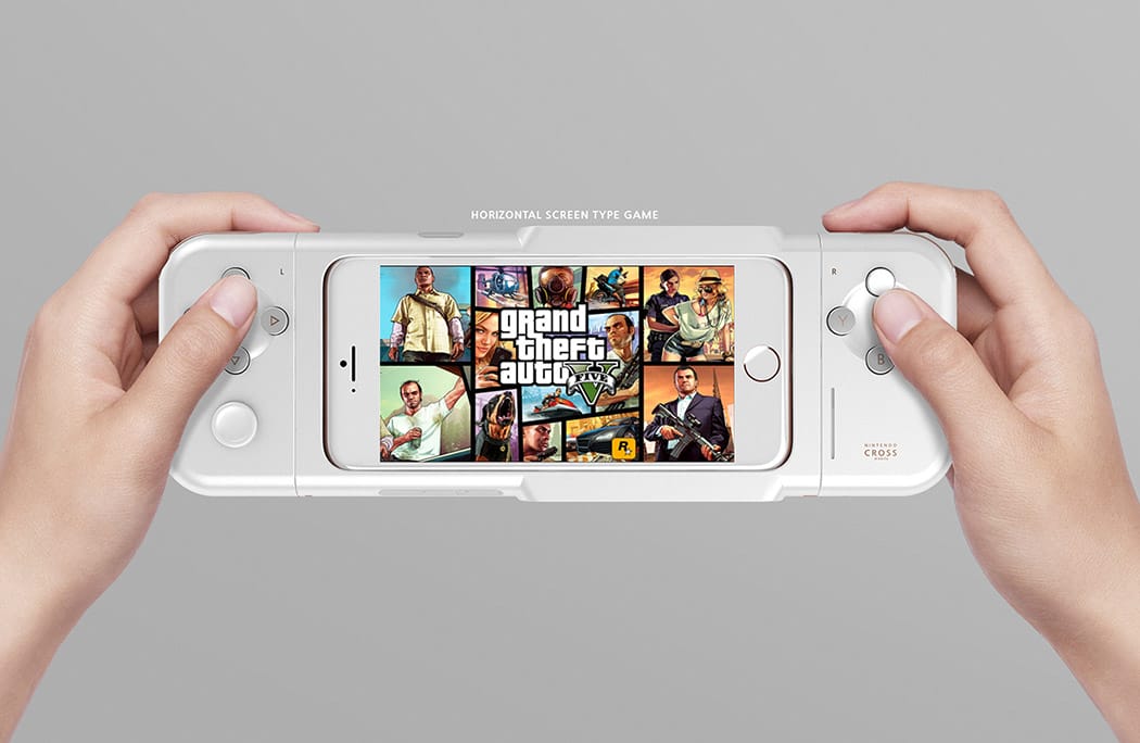The concept gamepad - Nintendo Cross