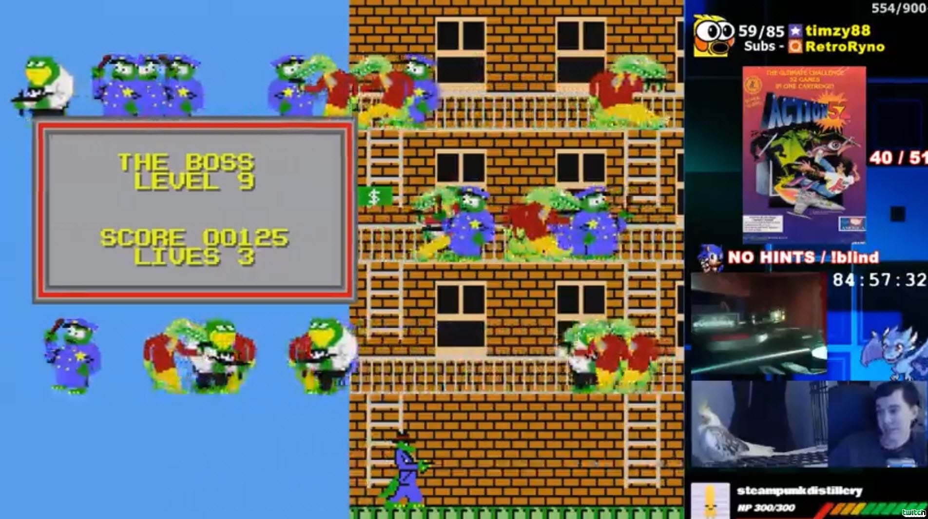 8 real life retro-game playing Gunters