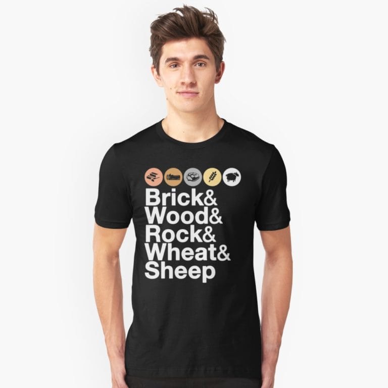 Some of the best Settlers of Catan t-shirts you can find