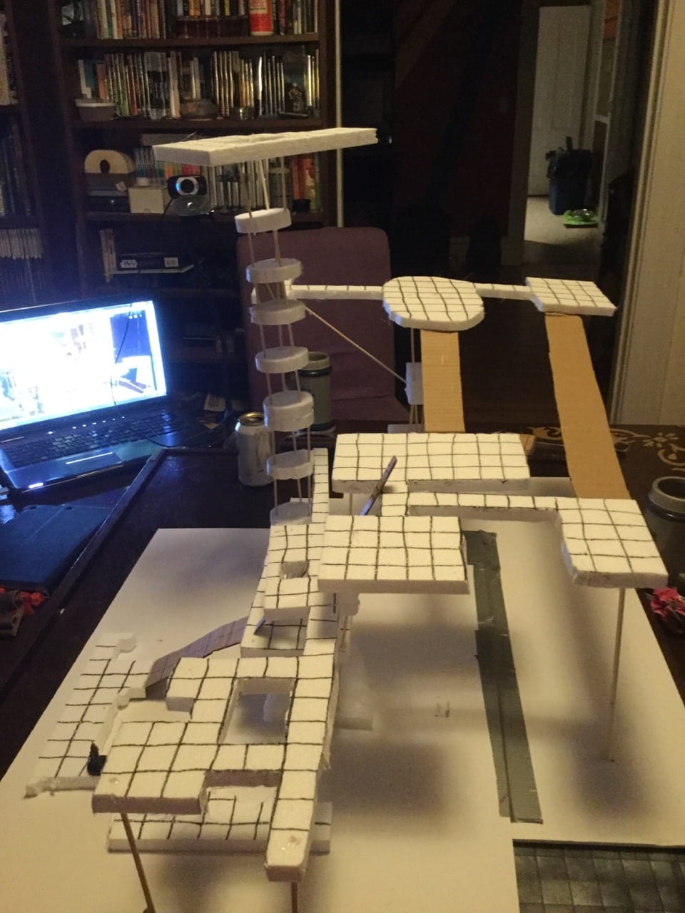 Building the 3D dungeon adventure grid
