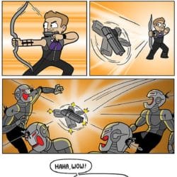 Superhero Week: That time Hawkeye used a gun