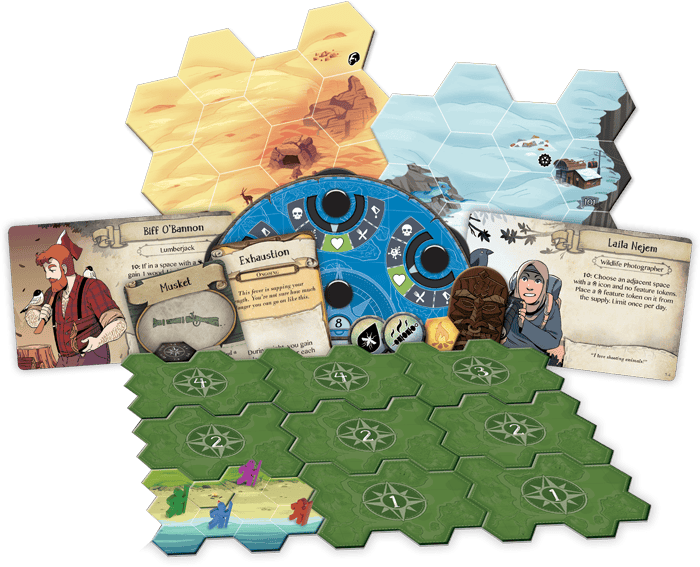 Solo or up to four players in Fantasy Flight's new Discover: Lands ...